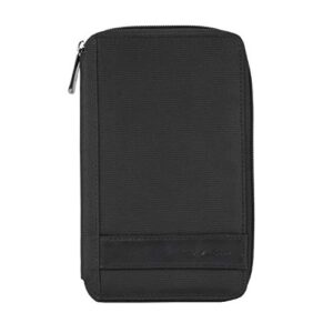 travelon unisex safe id multi-passport holder, black, 7.75 x 5 x .75