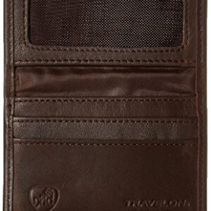 Travelon RFID Classic Card Case, Brown, One Size