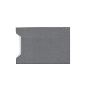 Travelon Safe Id Set of 3 RFID Blocking Sleeves, Gray, 3.4 x 2.3