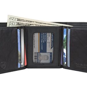 Travelon Safe Id Classic Trifold Wallet, Black, One Size