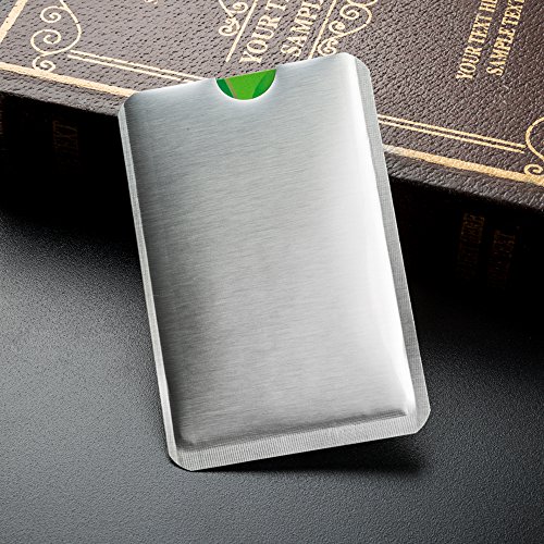 RFID Blocking Sleeve Anti Theft 4 Credit Card & 2 Passport Holder Wallet Pocket