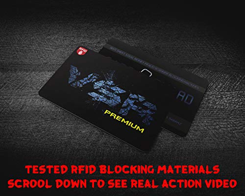 Credit Card Protector By VSR Premium RFID Blocking Shield Passport Debit IDs NFC Fraud Guard Contactless Scam Scanner Data Copier Signal Vault Safe Block Cloning Pickpocket Hack Proof Fits Any Wallet