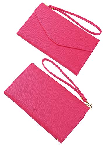 ZOPPEN Passport Holder for Women Travel Wallet Rfid Blocking Passport Cover Document Organizer Strap Ver.5, 18 Rose Gold