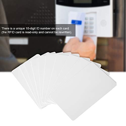 125KHz RFID Card, 100pcs Contactless RFID Access Cards EM4100 Read Only ID Smart Door Entry Access Control Cards RFID Proximity Smart ID Cards