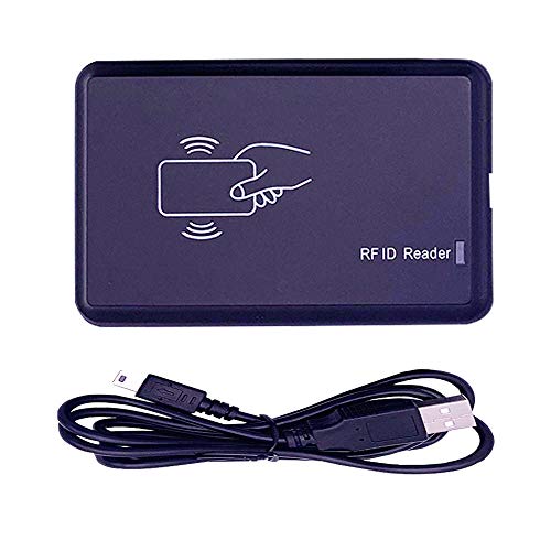 RFID Reader Writer Mifare Reader Writer 14443A USB Reader for Android Linux iOS Winx,Outputs Configable, Mifare Card Writer for Windows +3 Mifare Cards(Writer)