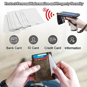 RFID Blocking Sleeves, RFID Card Holder Credit Card Sleeves RFID Identity Card Protector Holder for Credit Cards Identity Theft Protection Secure Sleeve for ID Cards, Debit Card in Pocket - 10 pack