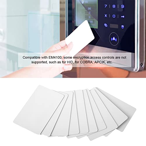 100 Piece Set 125kHz Contactless Smart Proximity ID Card Read Only Access Card EM4100