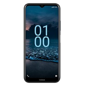 nokia g100 | verizon, t-mobile, at&t | android 12 | unlocked smartphone | 2-day battery | us version | 3/32gb | 6.52-inch screen | 13mp triple camera | polar night