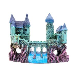 nw wholesaler fish tank castle decoration - fish hideaway for aquarium décor (waterfall way)