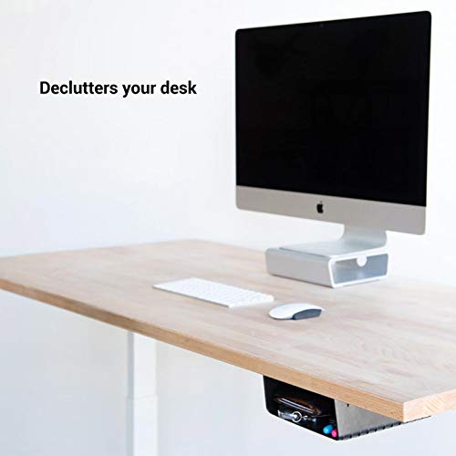 Elevation Lab Elevation Shelf (2 Pack) - The Original Under Desk Storage Shelf/ Organizer | for Adjustable Stand Up Desks, Workstations, Gaming, Desk Accessories