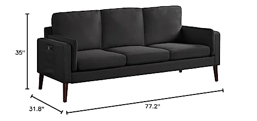 LifeStyle Solutions Sofa, Black