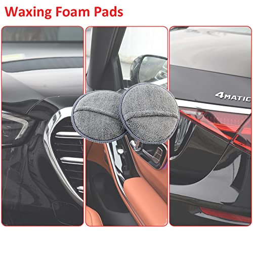 Car Interior Cleaning Duster Brush Kit, AWSOM Versatile Car Detailing Cleaning Brush Scratch Free Vehicle Dusters