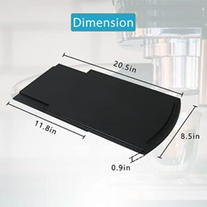 Diteje Kitchen Appliance Sliding Tray,Appliances Slider,Kitchen Moving Caddy Storage Holder Board for Coffee Makers,Aid Mixer,Blender,Toaster,Pot,Air Fryer