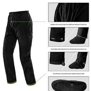 IRON JIA'S Rain Suit, Motorcycle Rain Gear Suit for Men & Women, Jackets & Pants Reflective Waterproof Breathable Rainsuit