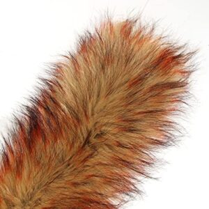 Shaggy Faux Fur Roll - Acrylic Fabric 4" X 70" Inches (10 cm X 180 cm) Rolls of Fur - Artificial Fur Like Material - Use Fur Pieces for Crafts, DIY, Costume Design, Decoration (Natural)