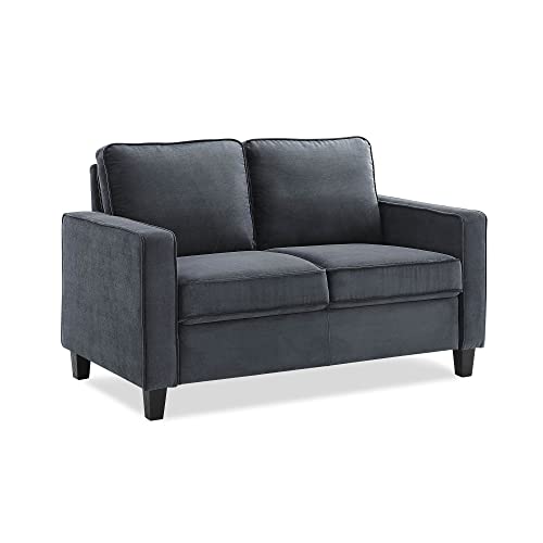 LifeStyle Solutions Garren Sofa Love Seats, Charcoal