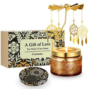 gifts for women,dream catchers candles for home scented, romantic gifts for her birthday anniversary thanksgiving,rose candles gift for girlfriend wife