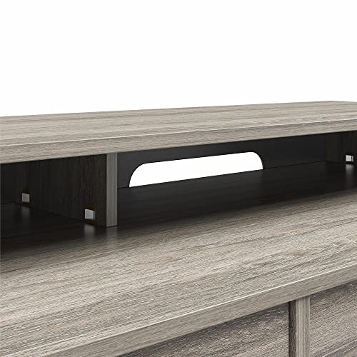 Ameriwood Home Kalissa Media Dresser for TVs up to 50", Gray Oak