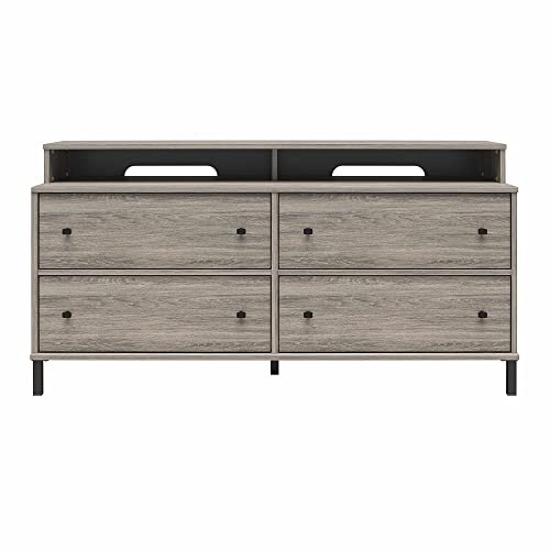 Ameriwood Home Kalissa Media Dresser for TVs up to 50", Gray Oak