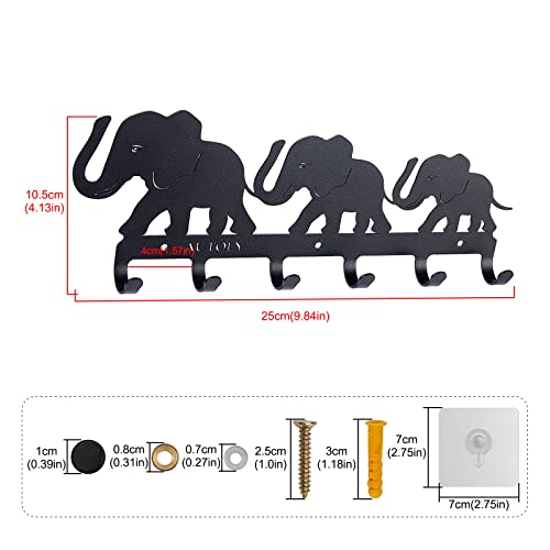 Autoly, Coat Rack Wall Mount installs The Door Hanger Hook Against The Wall, Coat Hanger Wall can Organize The Room. Coat Hooks Wall mounted6 Hooks 1 Piece