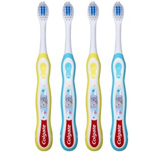 Colgate My First Baby Toothbrush, Extra Soft, (Colors Vary) - Pack of 4