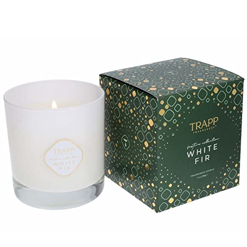 Trapp No. 56 - White Fir - 7 oz. Signature Candle - Aromatic Home Fragrance with Seasonal Scent of Fraser Fir, Balsam Wood, & Cool Ozonic Notes Notes - Petrolatum Wax