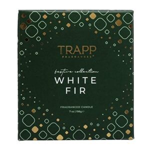 Trapp No. 56 - White Fir - 7 oz. Signature Candle - Aromatic Home Fragrance with Seasonal Scent of Fraser Fir, Balsam Wood, & Cool Ozonic Notes Notes - Petrolatum Wax