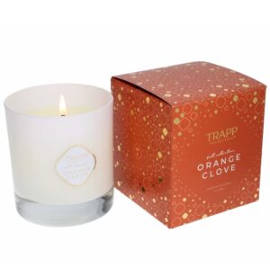 Trapp No. 57 - Orange Clove - 7 oz. Signature Candle - Aromatic Home Fragrance with Seasonal Scent of Juicy Orange, Cinnamon, & Freshly Ground Clove Notes - Petrolatum Wax