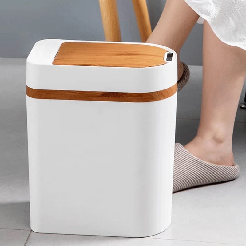 XDCHLK Smart Sensor Trash Can Automatic Sensor Kitchen Trash Bin Bathroom Trash Can