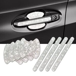 car door handle protector bling car door handle cup sticker car door handle scratch protector bling car accessories reflective stickers fit most cars