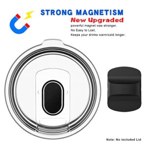 Beonsky Magnetic Slider Top Replacement for YETI Magnetic Lids 10 oz, 14 oz, 16 oz, 20 oz, 26 oz, 30 oz (5*Black)