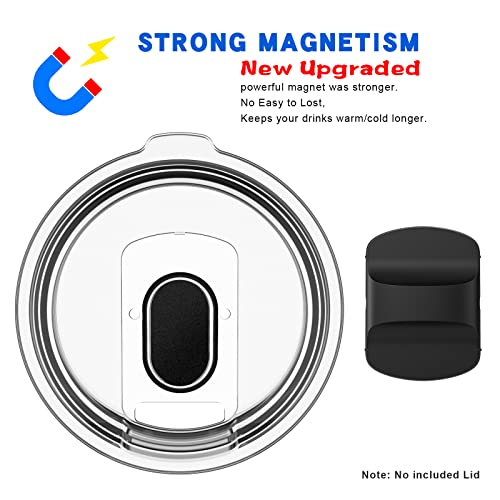 Beonsky Magnetic Slider Top Replacement for YETI Magnetic Lids 10 oz, 14 oz, 16 oz, 20 oz, 26 oz, 30 oz (5*Black)