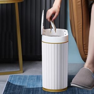 XDCHLK Home Smart Sensor Trash Can Waterproof Narrow Trash Bin Electronic Automatic Kitchen Bathroom Toilet Big Rubbish Bin