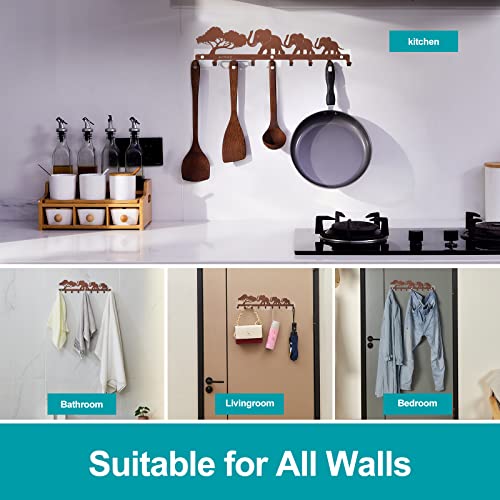 Autoly, coat rack wall mount installs the door hanger hook against the wall, coat hanger wall can organize the room. coat hooks wall mounted9 hooks 1 piece，OriginalDesignwall coat rack