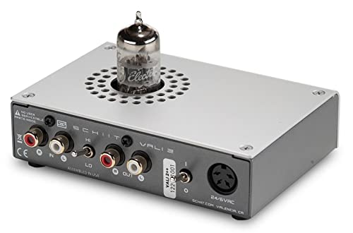 Schiit Vali 2++ Tube Hybrid Headphone Amp and Preamp (Silver)