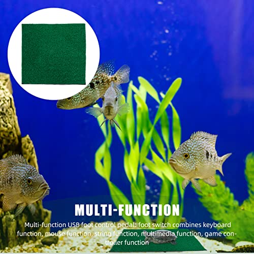 YARNOW Fish Tank Decorations Fish Tank Decorations of 2 Fish Tank Artificial Window Box Liners Reptile Carpet Mats Small Turtle Basking Platform Grass Turf for Terrarium