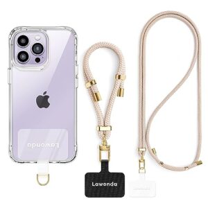 lawonda 2 pads phone lanyard adjustable crossbody cell phone strap universal phone wrist lanyard 2pcs phone patch tether tab