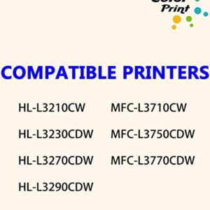 ColorPrint Compatible TN-227 Toner Cartridge Black High Yield Replacement for Brother TN227 BK TN227BK TN223 for MFC L3750CDW L3770CDW HL L3210CW L3230CDW L3230CDN L3270CDW L3290CDW Printer (2-Pack)