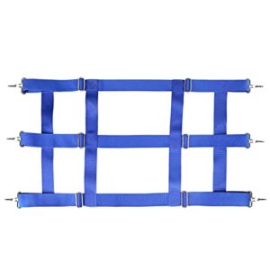 harrison howard poly 3 slat stall guard for horses blue