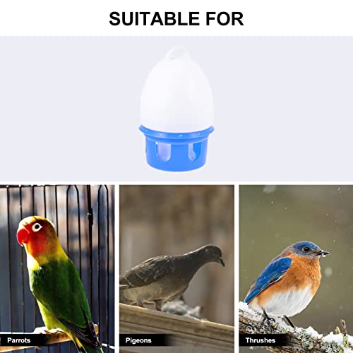 Zerodeko Bird Waterer, 10L Automatic Pigeon Water Feeder, Plastic Hanging Pet Water Dispenser Convenient Bird Drinking Cage Accessories for Pigeon, Parrots, Dove, Quail