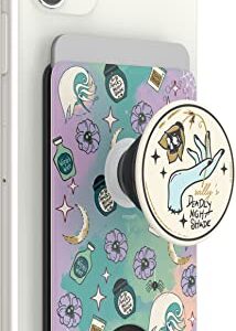 PopSockets Phone Wallet with Expanding Phone Grip, Phone Card Holder - Sally's Deadly Nightshade