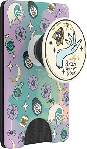 PopSockets Phone Wallet with Expanding Phone Grip, Phone Card Holder - Sally's Deadly Nightshade