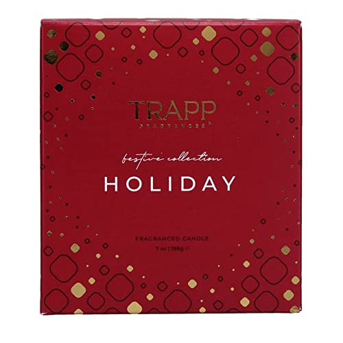 Trapp No. 58 - Holiday - 7 oz. Signature Candle - Aromatic Home Fragrance with Seasonal Scent of Cinnamon, Gingerbread, & Bourbon Vanilla Notes - Petrolatum Wax