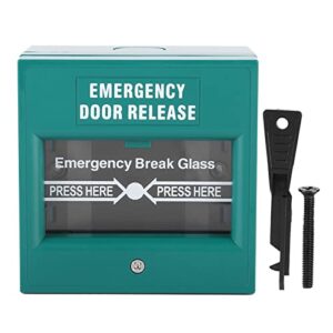 broken glass fire emergency exit, door emergency exit fire alarm button release safety button for home/business security fire emergency box