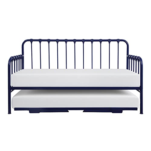 Lexicon Hendrix Metal Daybed with Trundle, Twin/Twin, Blue