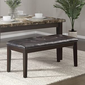 lexicon capitola dining bench, espresso