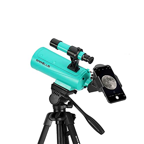 Maksutov-Cassegrain Telescope for Adults Kids Astronomy Beginners, Sarblue Mak60 Catadioptric Compound Telescope 750x60mm, Compact Portable Travel Telescope, with Tabletop Tripod Finderscope