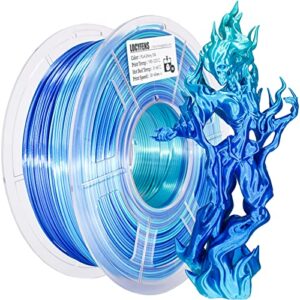 (2 items) 1kg silk green shiny blue & 1kg shiny blue green purple pla filament, shiny color change rainbow pla filament, 3d printer filament, pla filament 1.75mm +/- 0.02mm