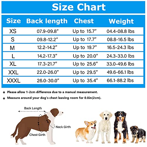 Etdane Dog Onesie After Surgery Pet Surgical Recovery Suit Anti Shedding Bodysuit for Female Male Dog Long Sleeve Claming Pajamas with Legs Purple/M