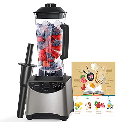 Blender Smoothie Maker, 1400W Professional Blender with 1.8L BPA-Free Tritan Container, 6 Stainless Steel Blade, Blenders for Kitchen with 2 Home Modes for Ice/Soup/Nuts